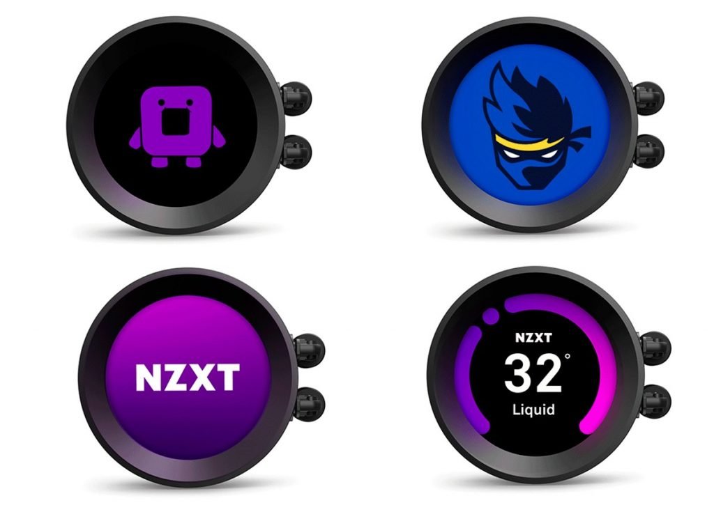 NZXT Kraken Z73 360mm AIO Liquid Cooler with LCD Display 2.36” LCD ...