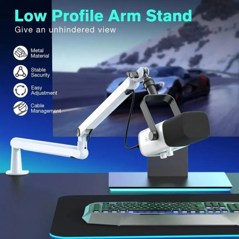 Fifine BM88 White Boom Arm | Bigbyte IT World